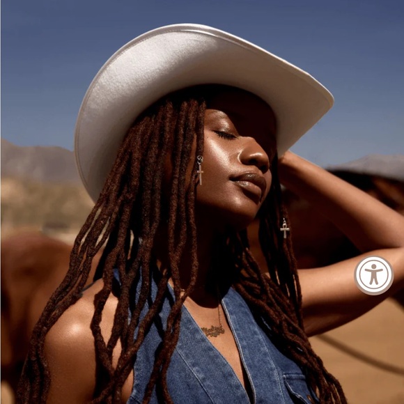 Accessories | Kin Apparel White Satin Lined Cowboy Hat | Poshmark